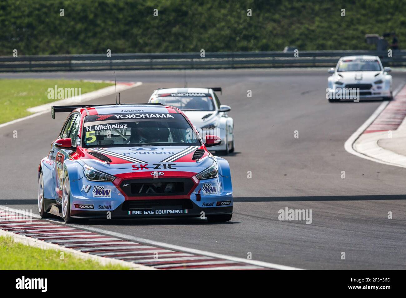 05 MICHELISZ Norbert (HUN), BRC Racing Team, Hyundai i30 N TCR, action during the 2018 FIA WTCR ...