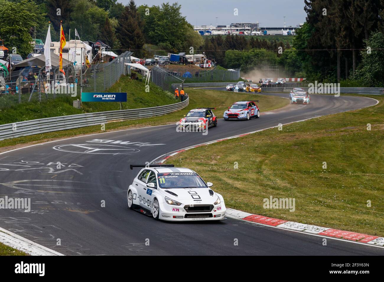 11 BJORK Thed (SWE), YMR, Hyundai i30 N TCR, action during the 2018 FIA ...