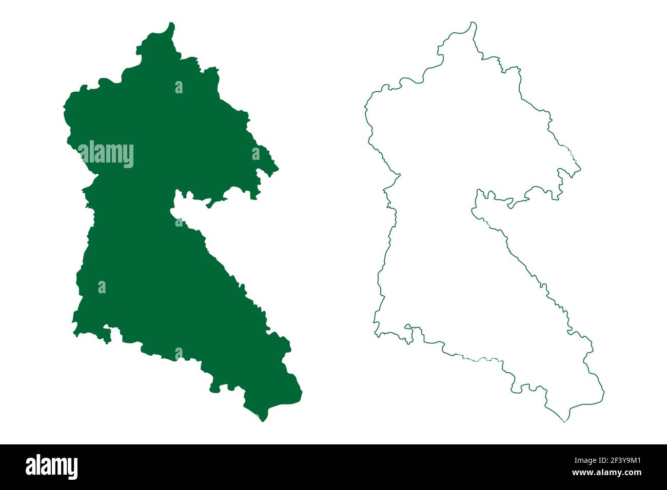 Chhattisgarh map vector vectors hi-res stock photography and images - Alamy