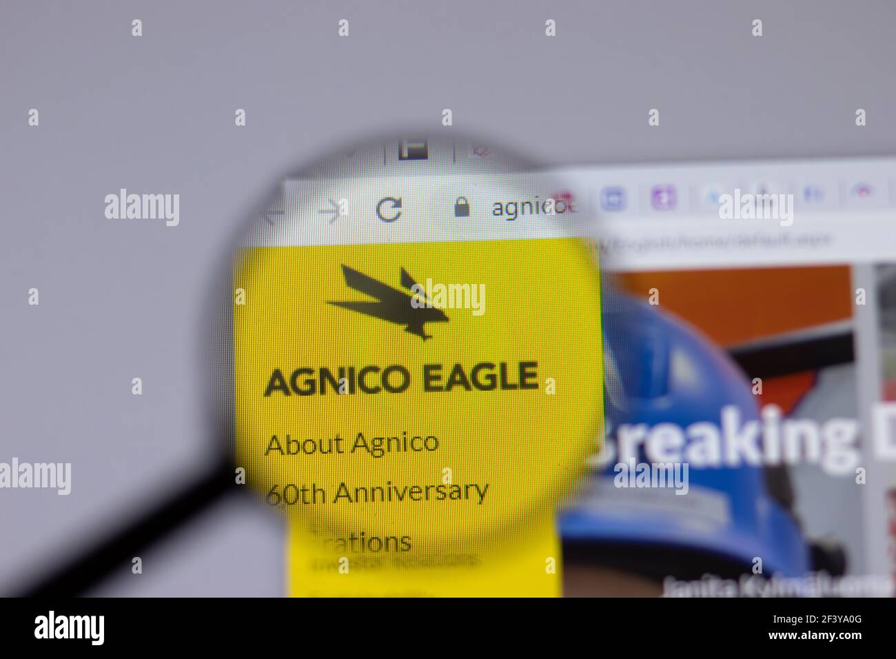 Agnico eagle mines limited hi-res stock photography and images - Alamy