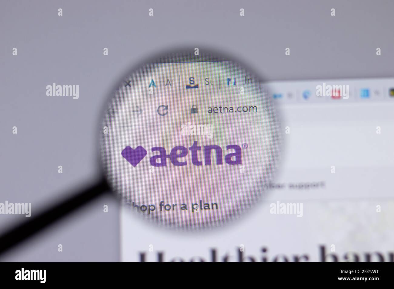 Aetna icon hi-res stock photography and images - Alamy