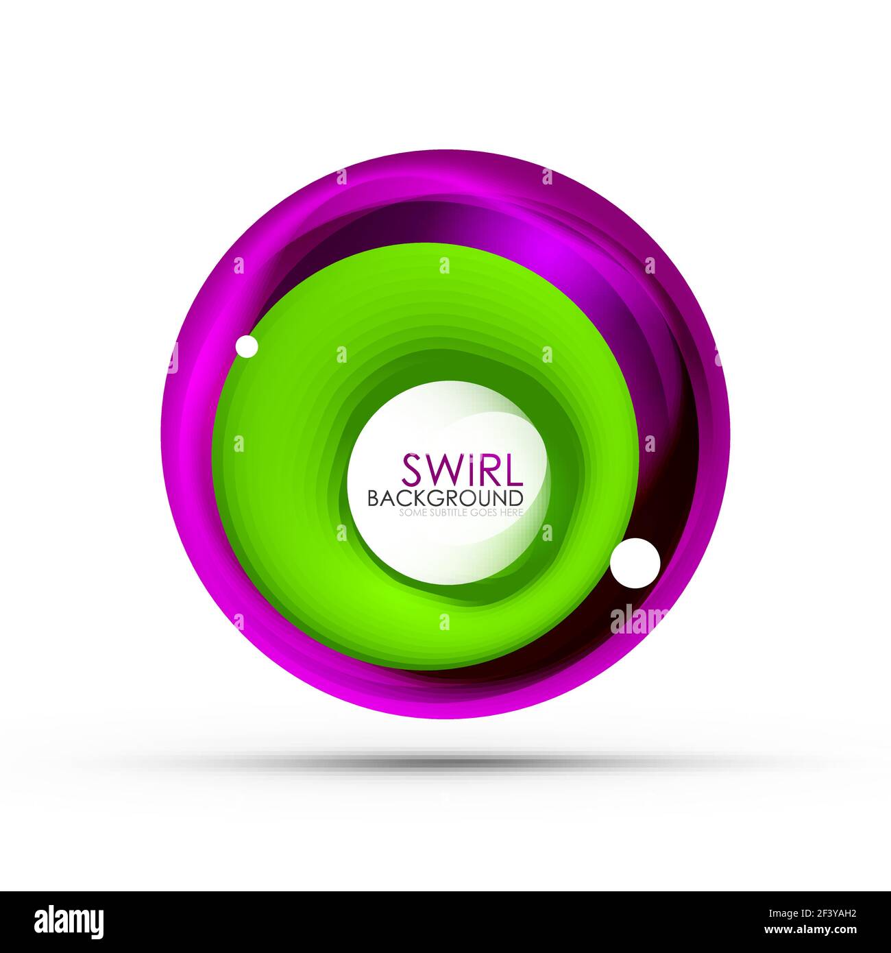 Spiral swirl flowing lines 3d vector abstract digital motion background ...