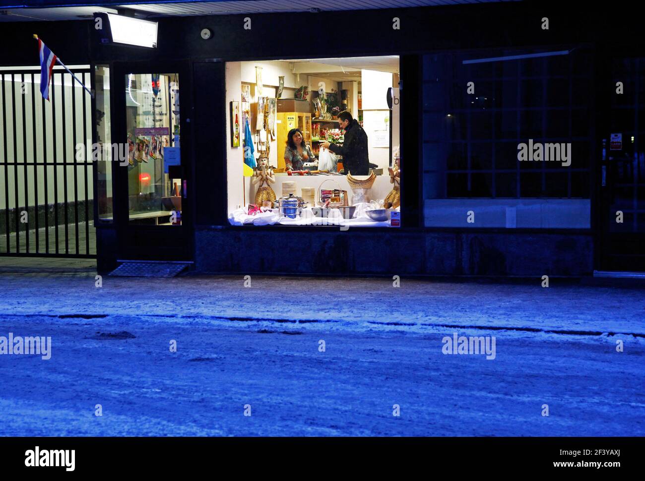 A Thai shop Stock Photo - Alamy