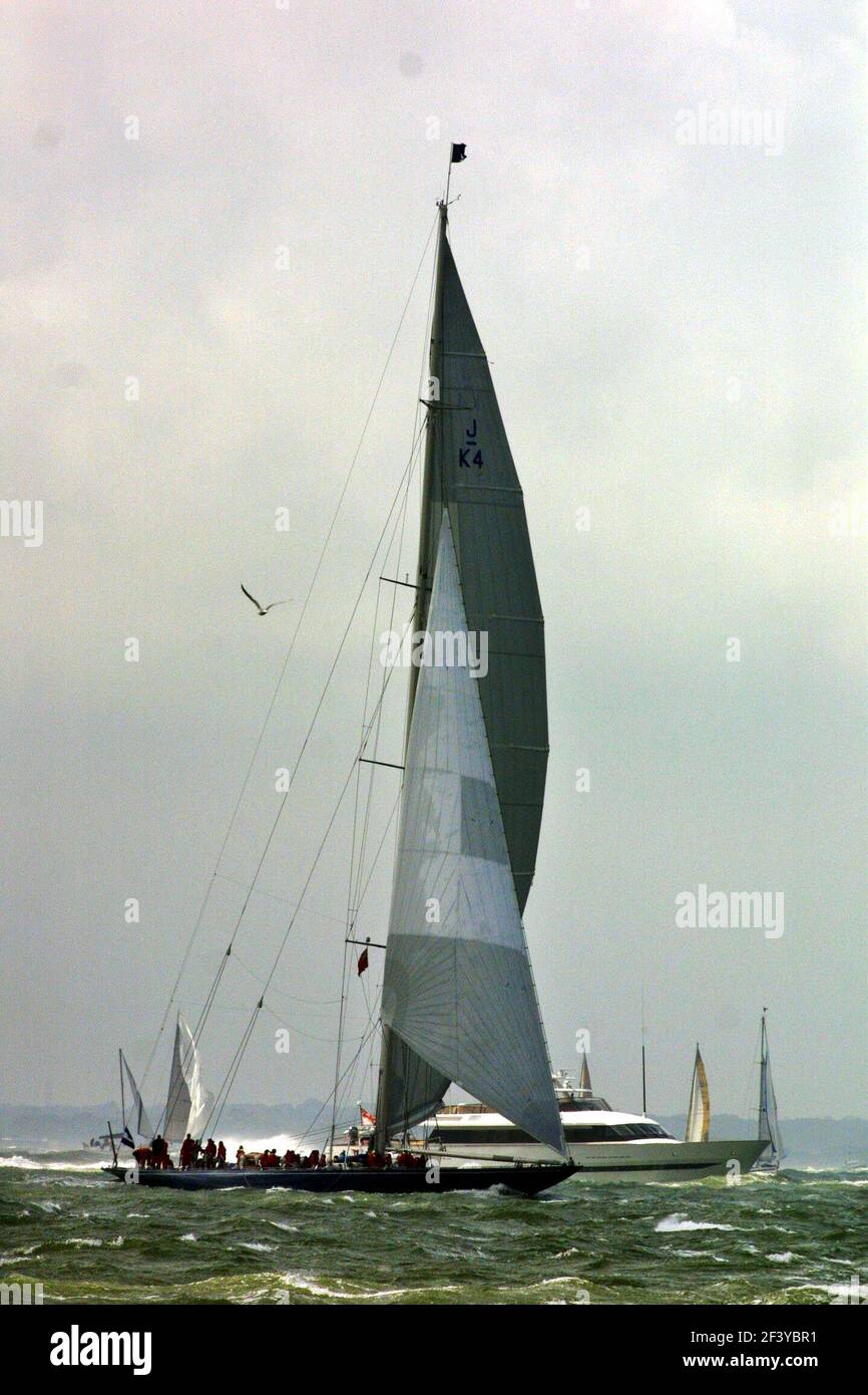 Endeavour(C) one of the original J4 class yachts aug 2001 racing at ...