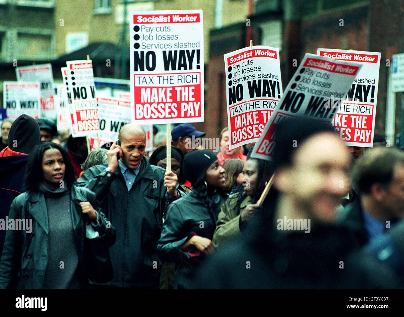 Hackney protest hi-res stock photography and images - Alamy
