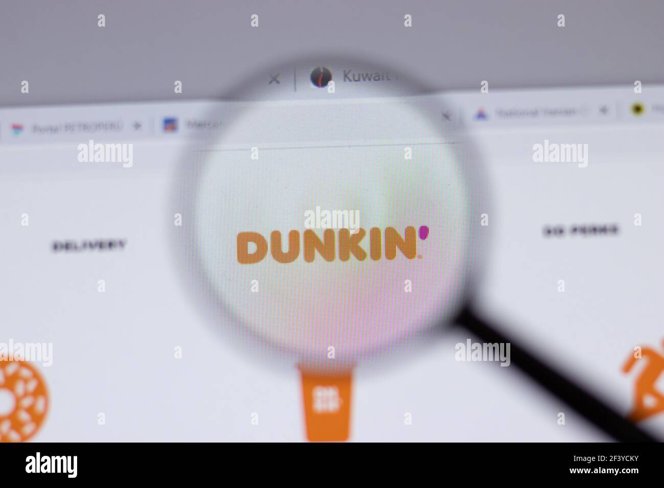 Dunkin icon hi-res stock photography and images - Alamy