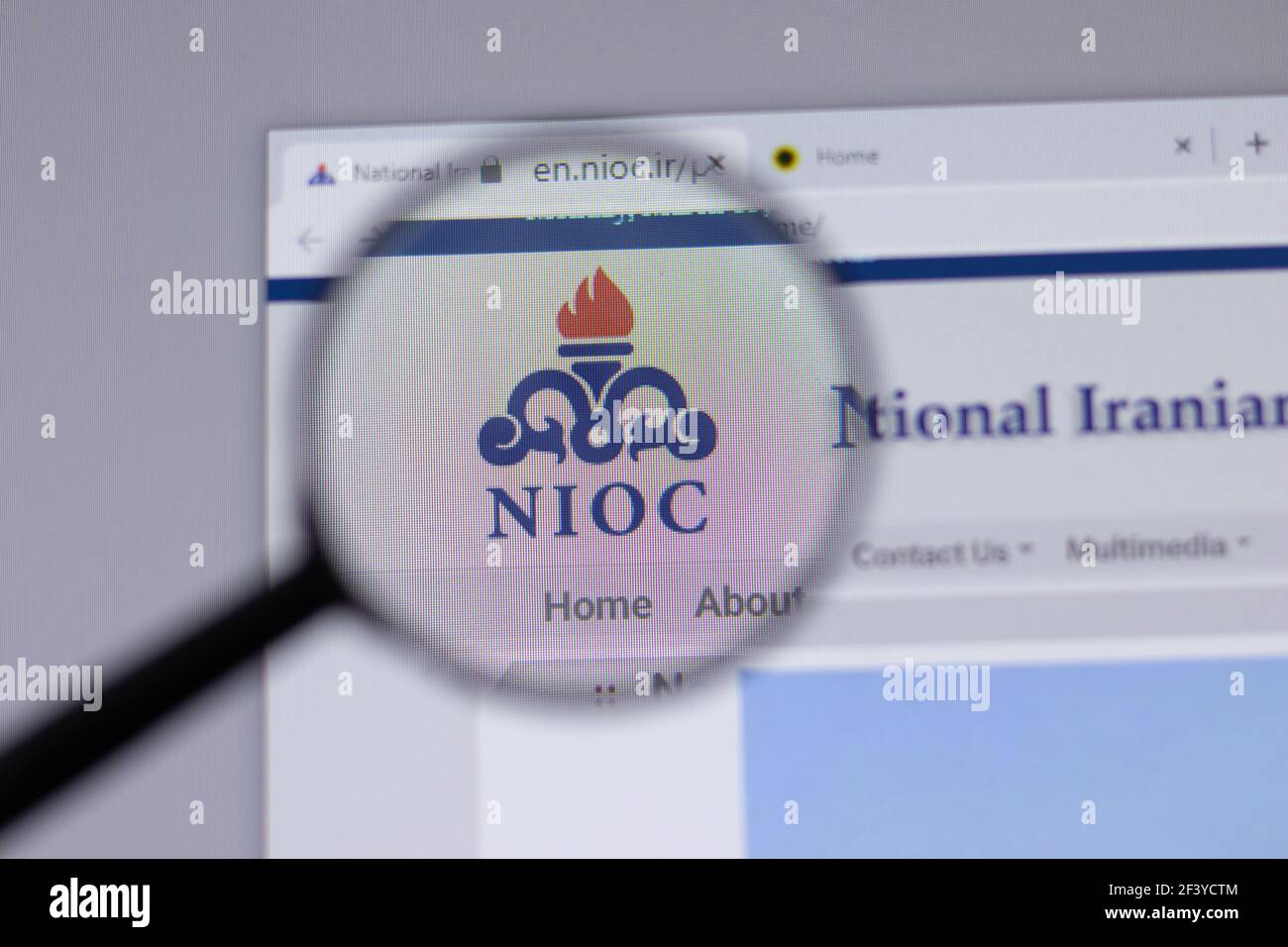 New York, USA - 18 March 2021: NIOC National Iranian Oil Company ...