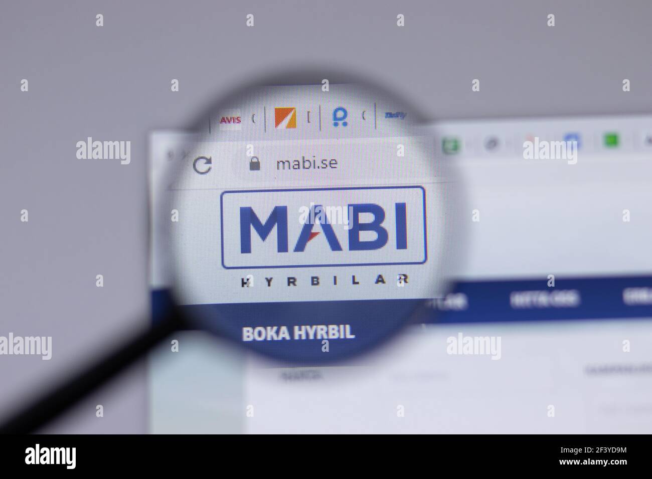 New York, USA - 18 March 2021: MABI Sverige company logo icon on ...