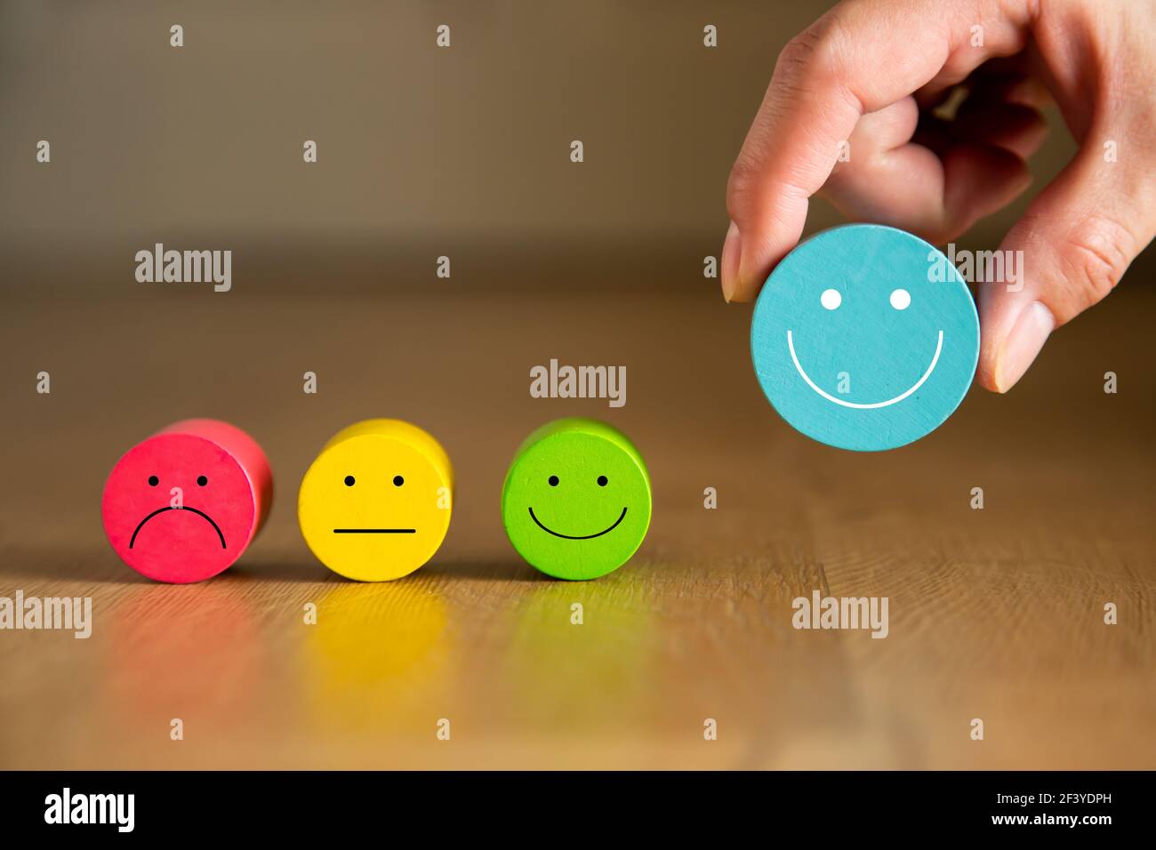 Customer service evaluation and satisfaction survey concepts. The ...