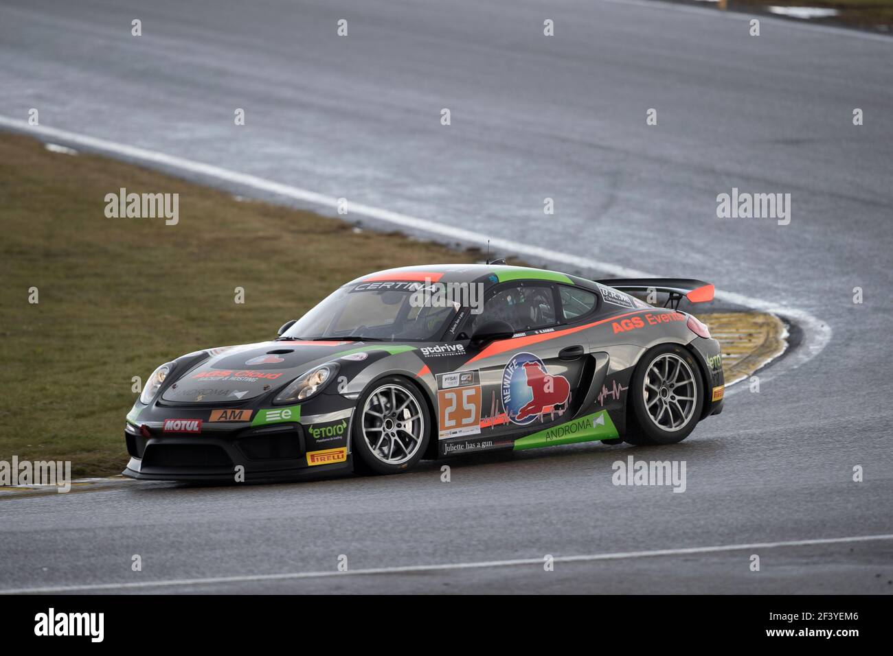 25 GOMAR Nicolas (fra), LAMBERT Julien (fra), Porsche Cayman GT4 team ...