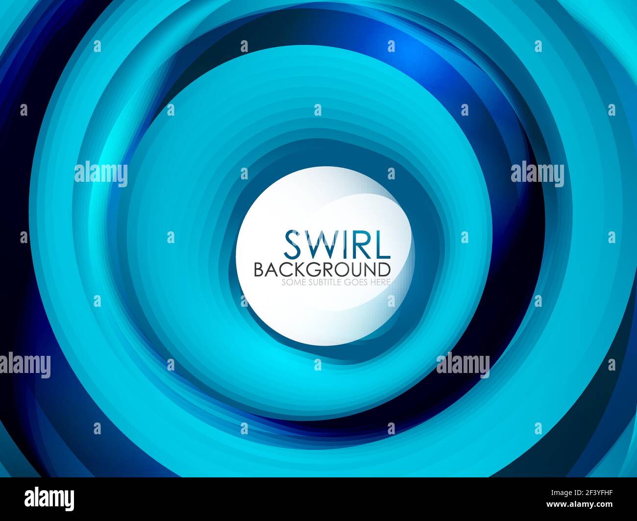 Spiral swirl flowing lines 3d vector abstract digital motion background ...