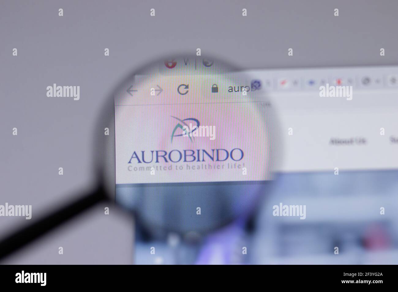 Aurobindo logo hi-res stock photography and images - Alamy