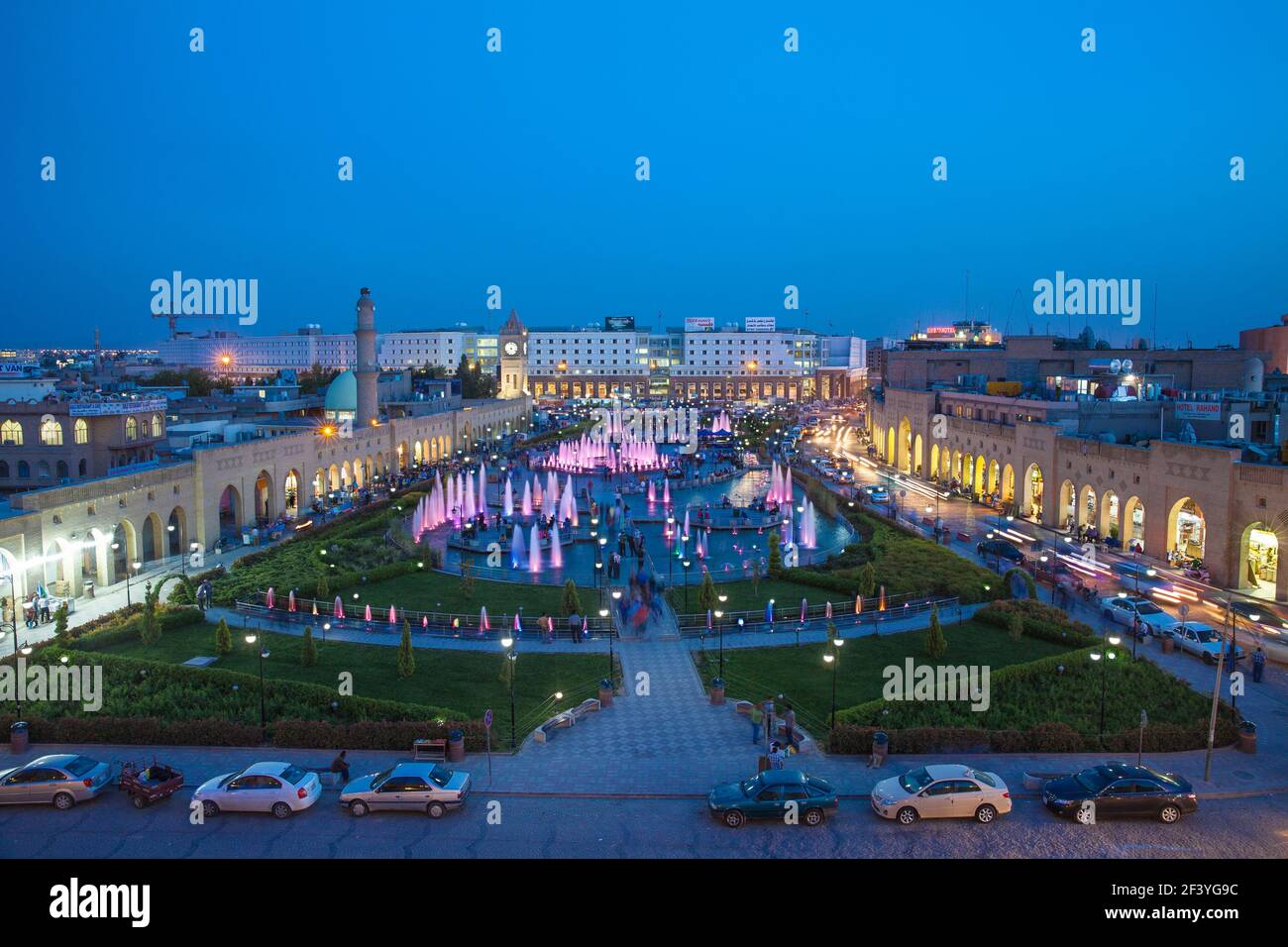 Iraq, Kurdistan, Erbil, Shar park and Qaysari Bazaars Stock Photo - Alamy