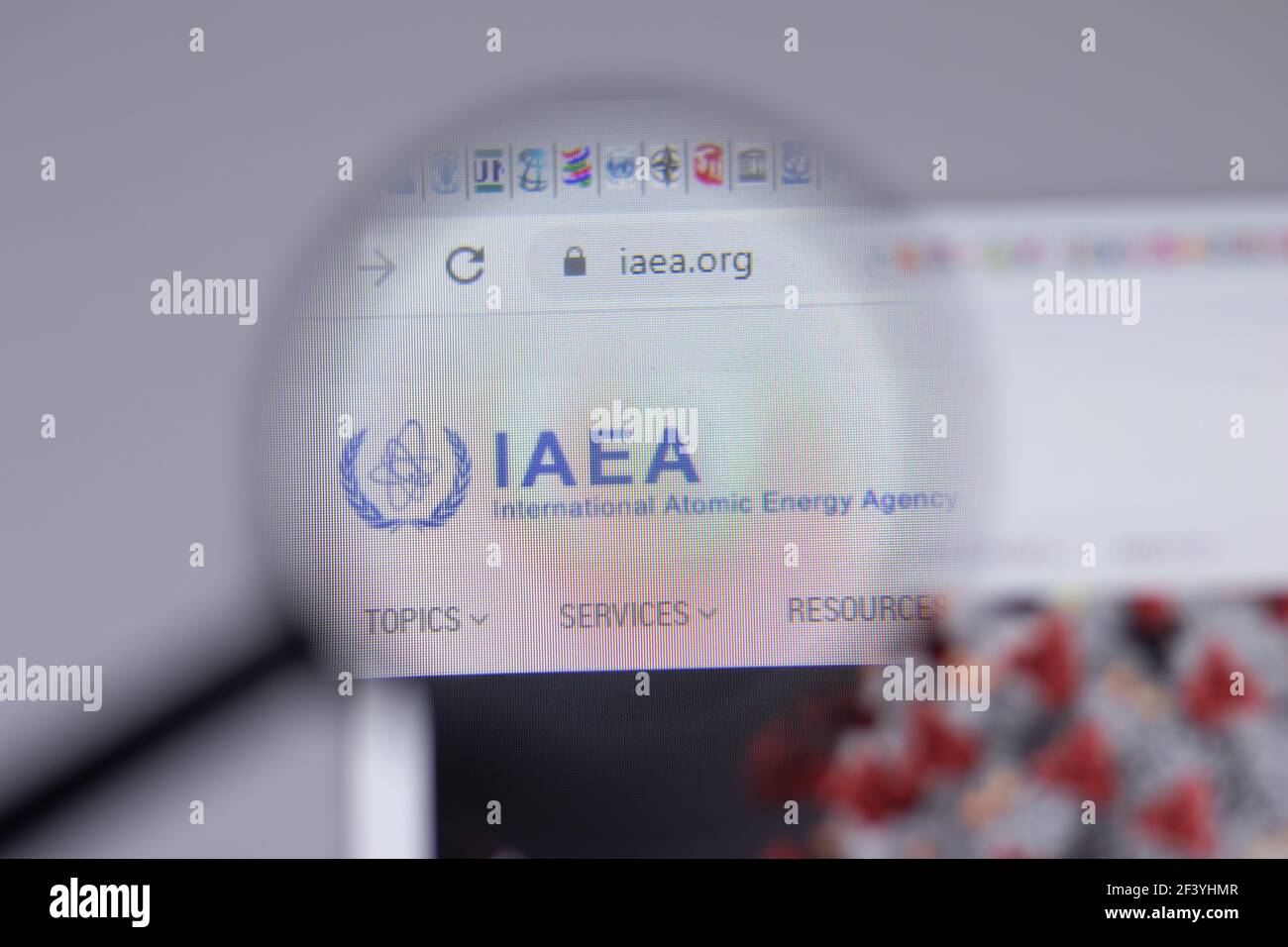 New York, USA - 18 March 2021: International Atomic Energy Agency IAEA ...