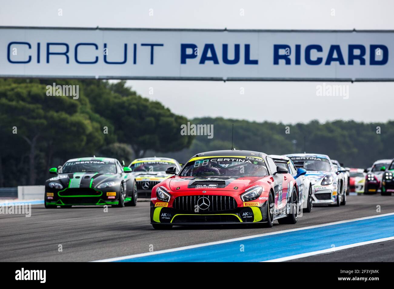 FFSA GT GT4 FRANCE, start race 2 during the 2018 FFSA GT circuit french ...
