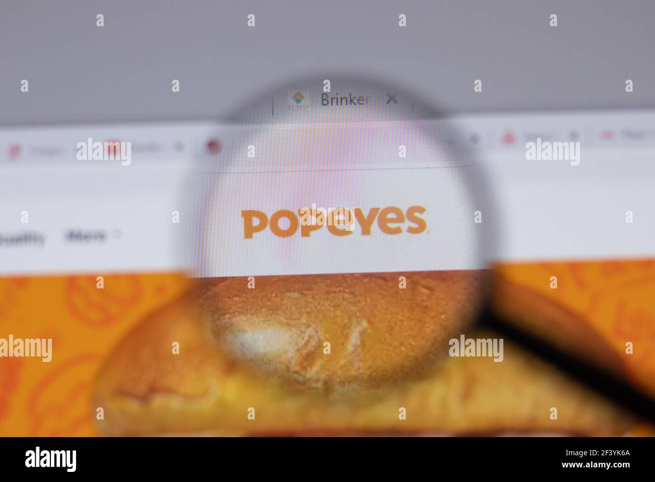Popeyes sign hi-res stock photography and images - Alamy