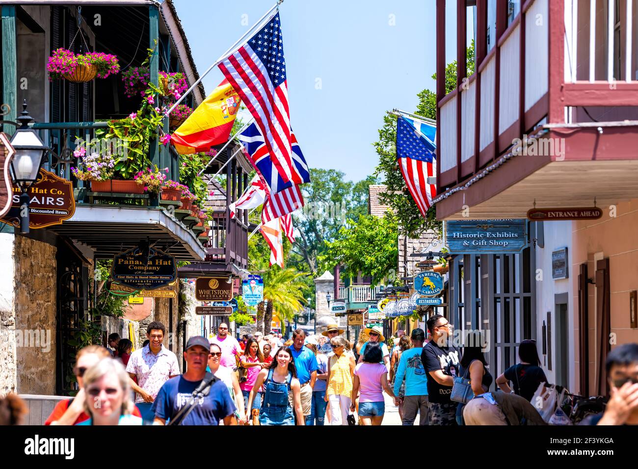 Old st augustine village hi-res stock photography and images - Alamy
