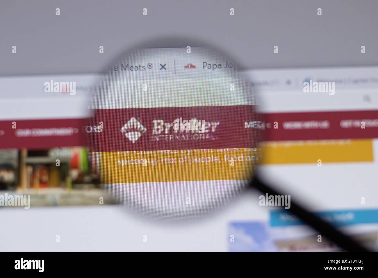 Brinker website hi-res stock photography and images - Alamy