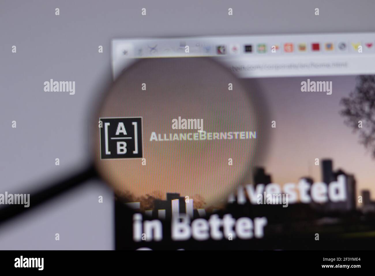 Alliancebernstein logo hi-res stock photography and images - Alamy