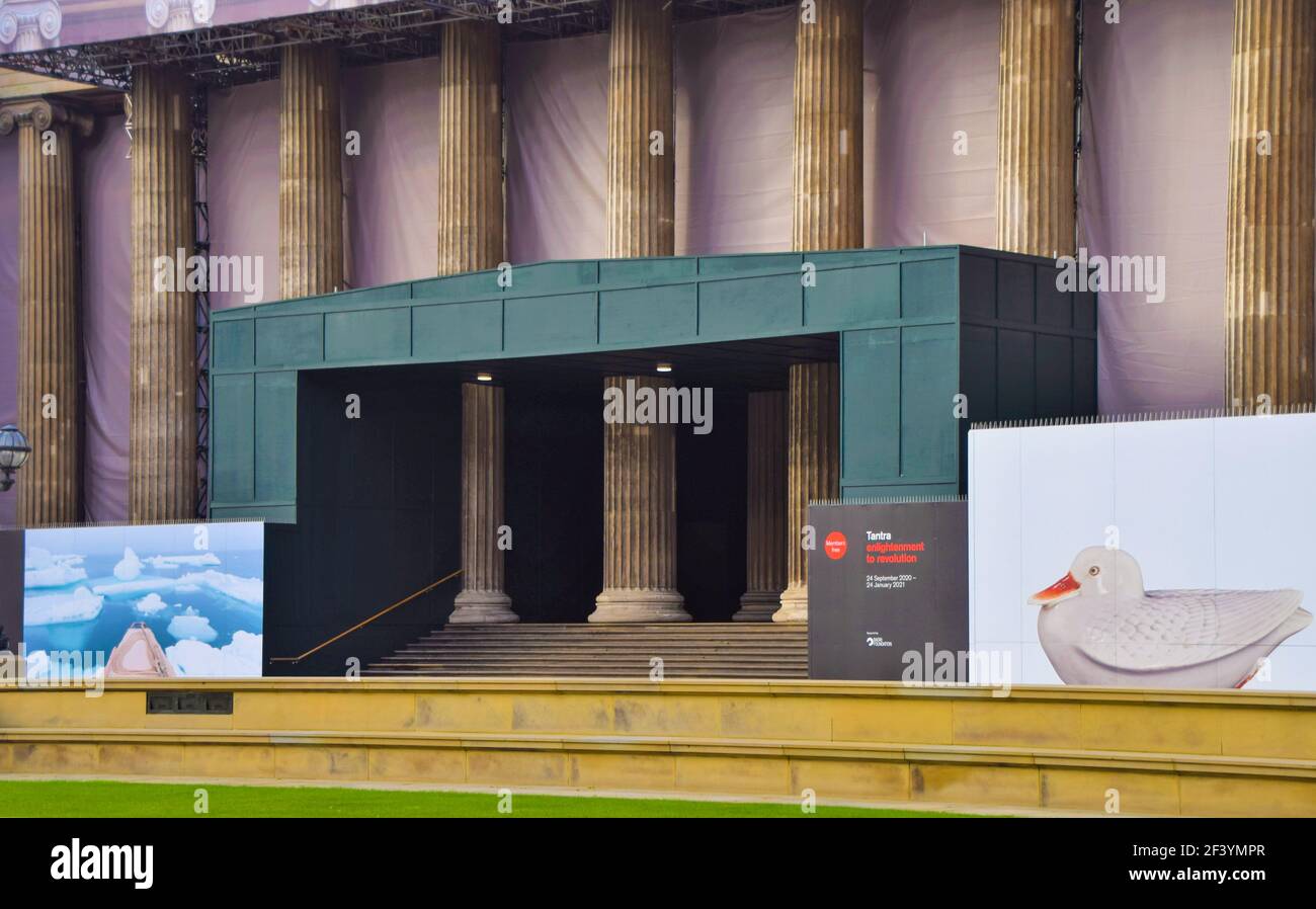 London, United Kingdom 27th November 2020. Exterior view of the British ...