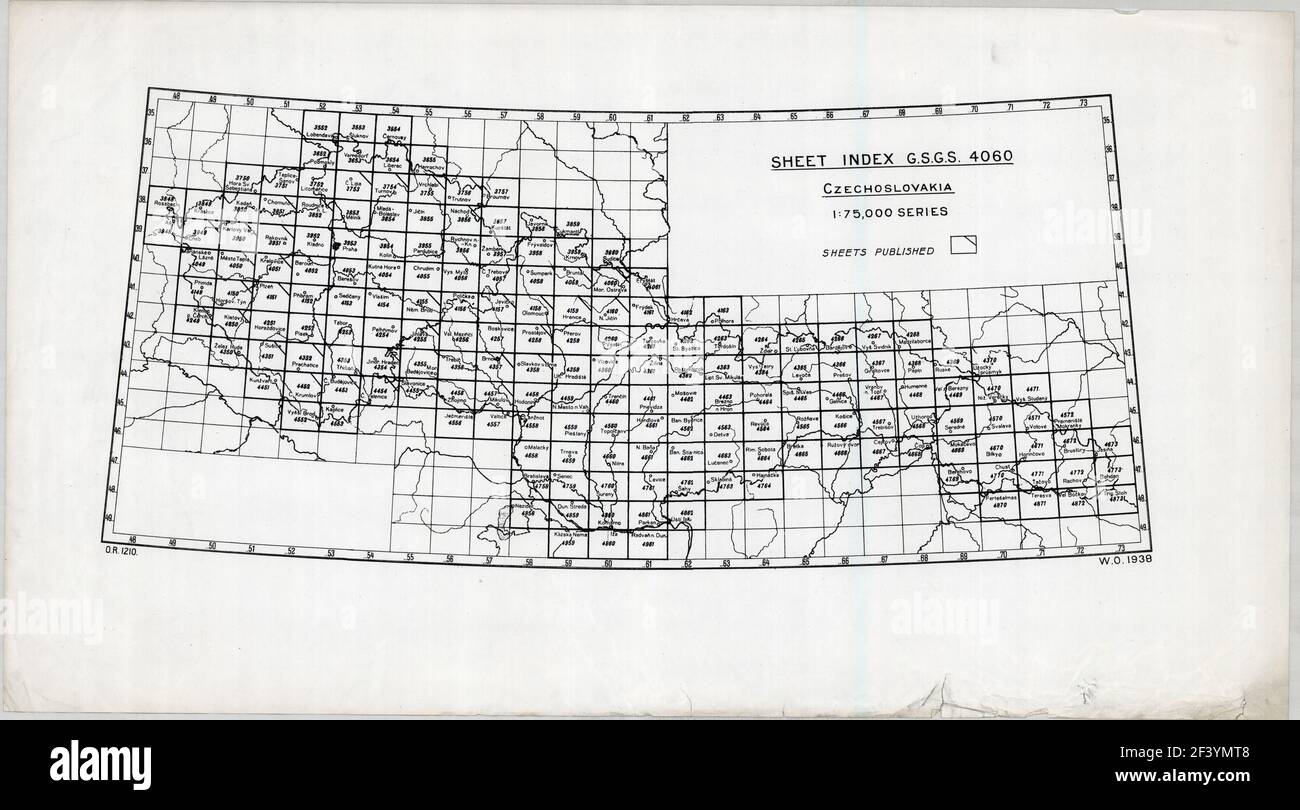1938 czechoslovakia map hi-res stock photography and images - Alamy