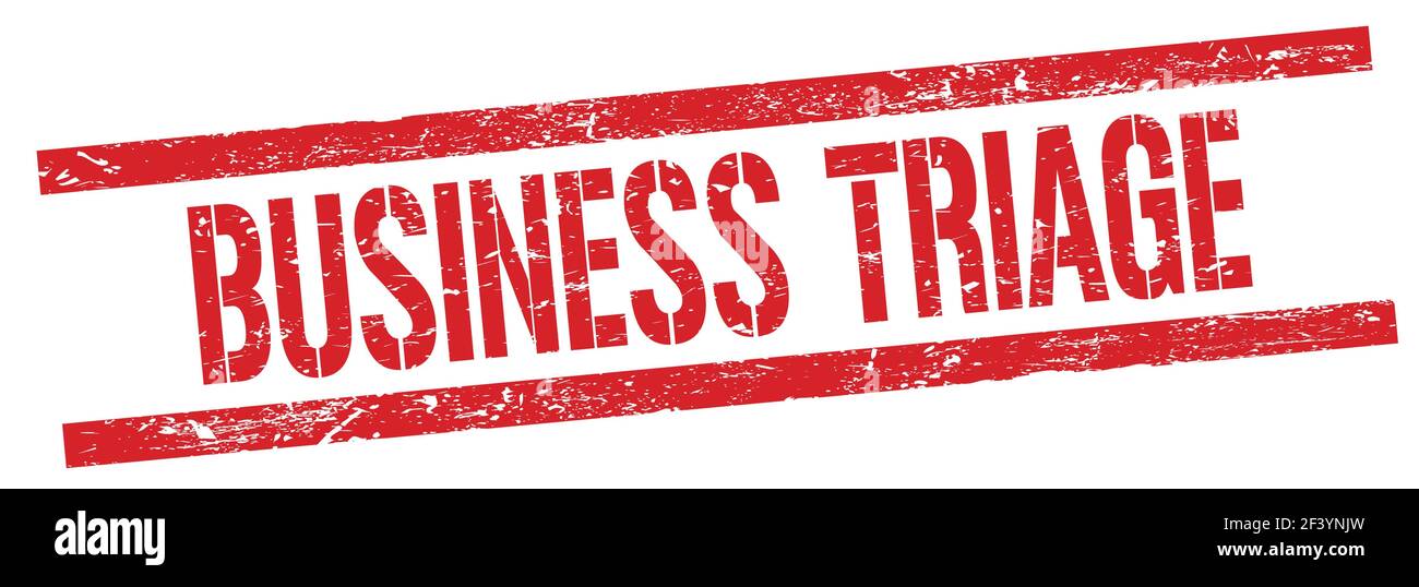 Business triage word hi-res stock photography and images - Alamy