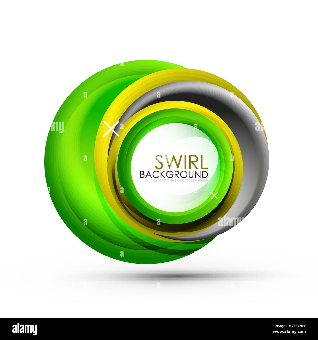 Spiral swirl flowing lines 3d vector abstract background. Spiral swirl ...