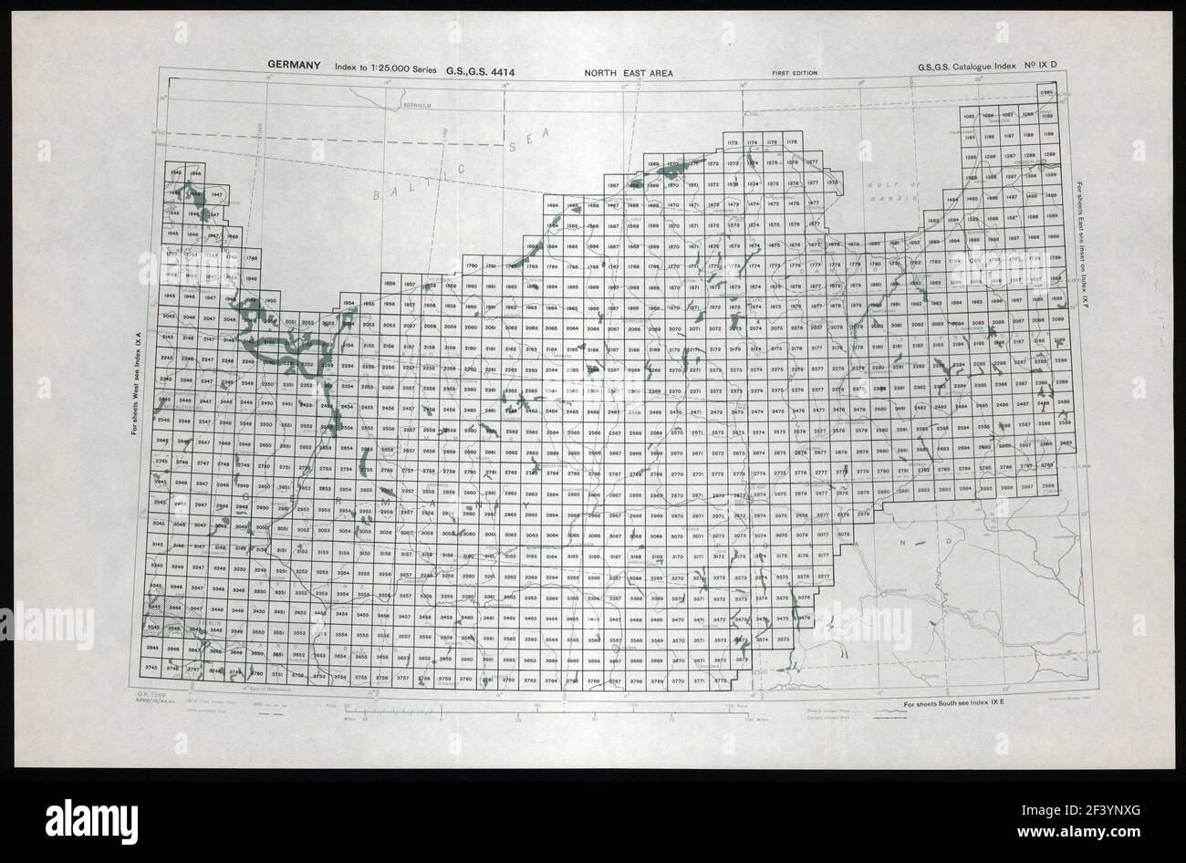 Germany 1944 map hi-res stock photography and images - Alamy