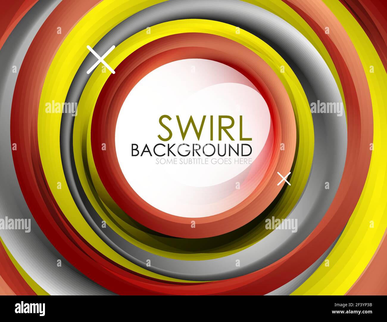 Spiral swirl flowing lines 3d vector abstract background. Spiral swirl ...