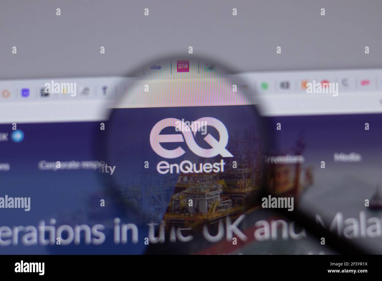 Enquest logo hi-res stock photography and images - Alamy