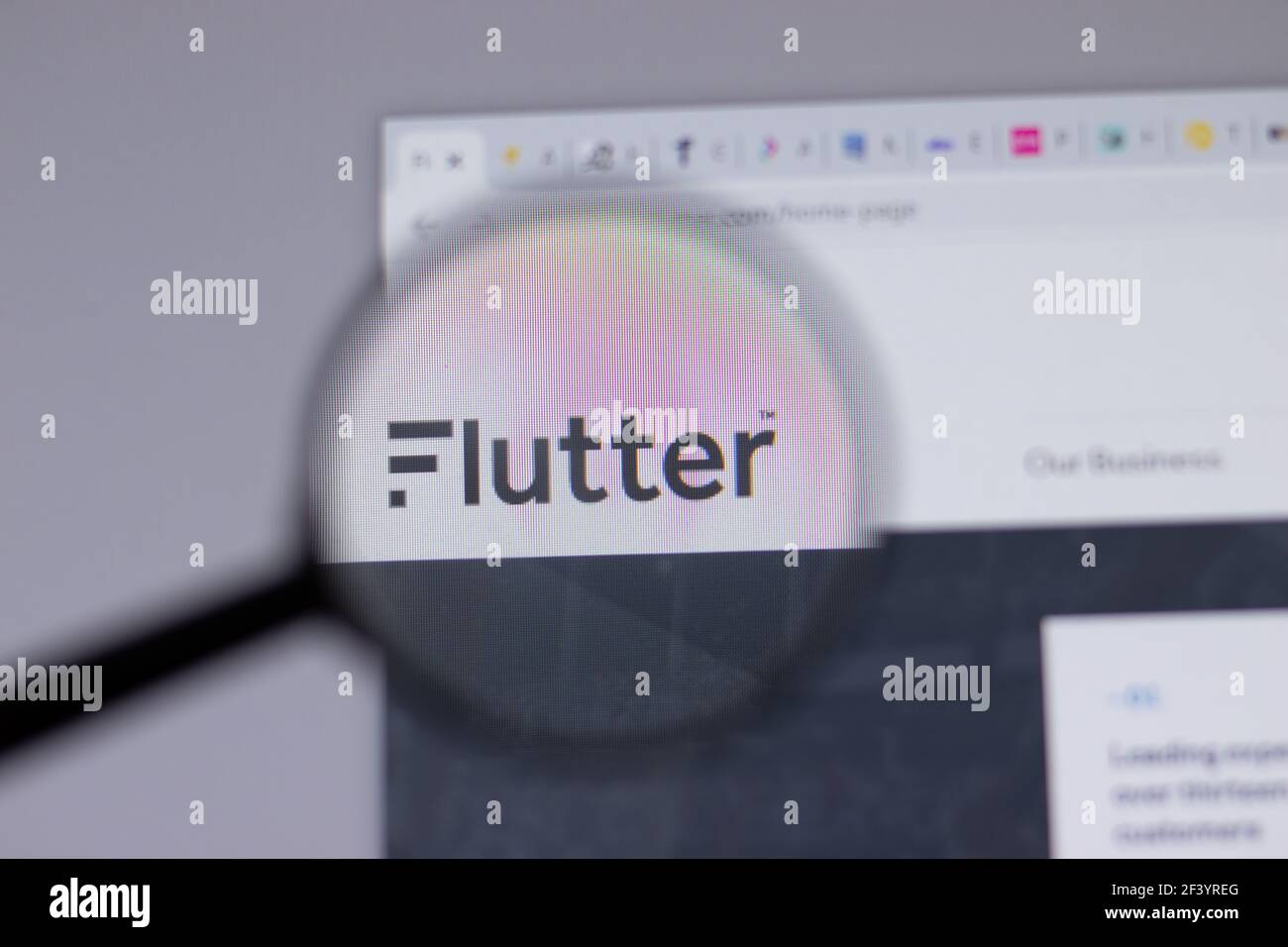 Flutter logo hi-res stock photography and images - Alamy