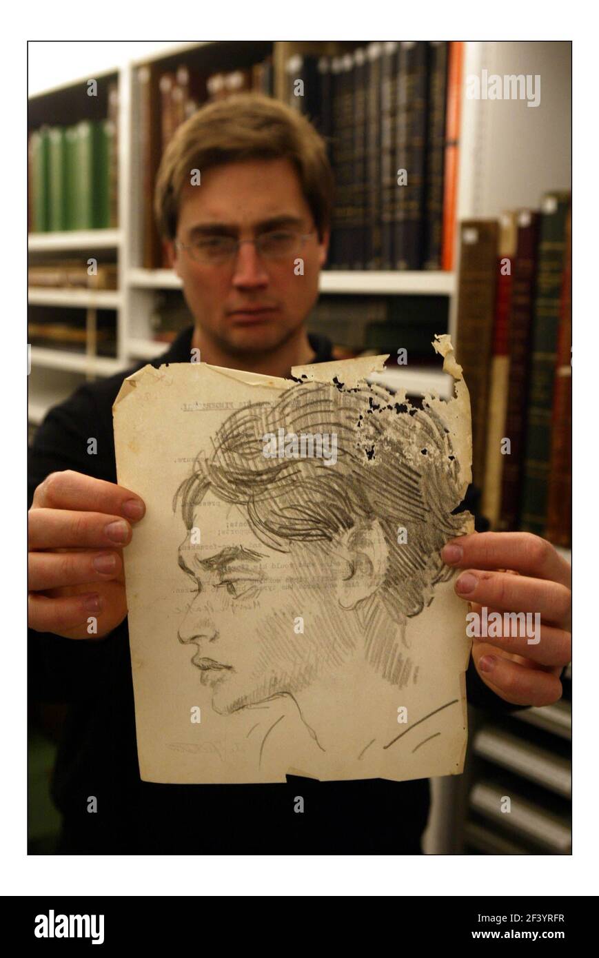 Photographed in the British Library Christopher Fletcher with the ...