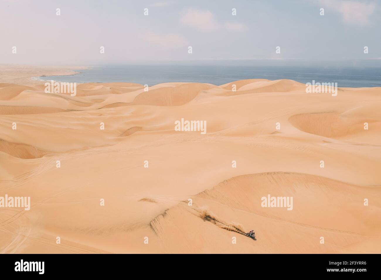 20 BRABEC RICKY (USA), HONDA, moto, bike, action during the Dakar 2018 ...