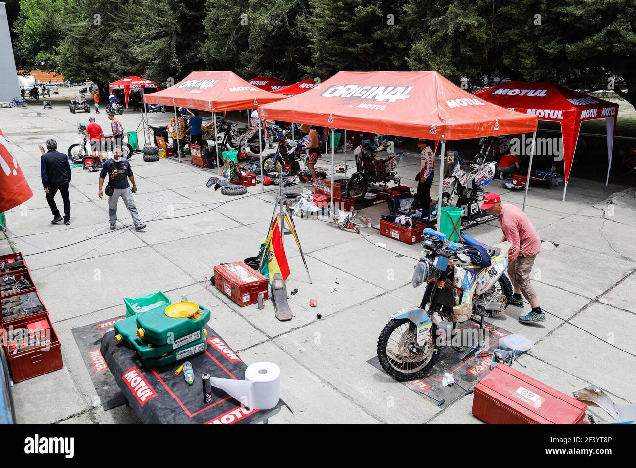 Original by motul, during the Dakar 2018, Rest day at La Paz, Bolivia ...