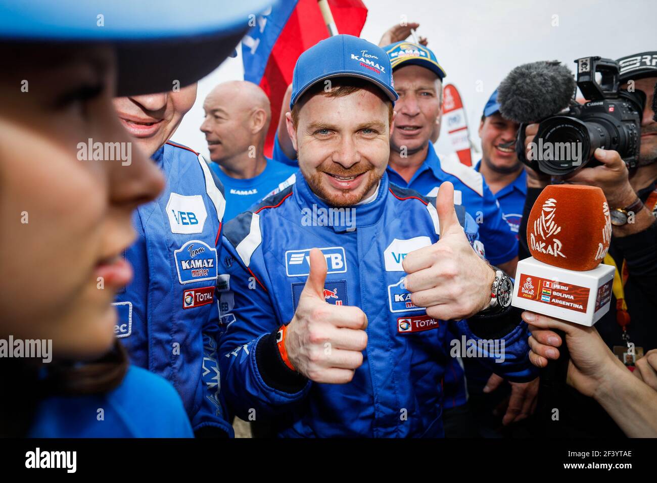 NIKOLAEV EDUARD (RUS) Legende, KAMAZ, Camion, truck, portrait during ...
