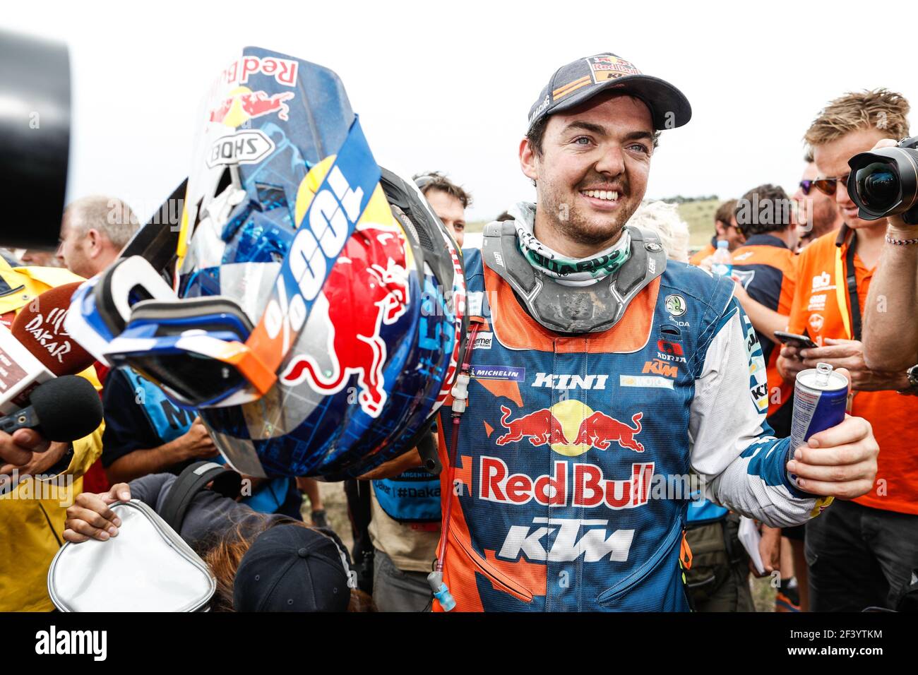 WALKNER MATTHIAS (AUT), KTM, moto, bike, portrait during the Dakar 2018 ...
