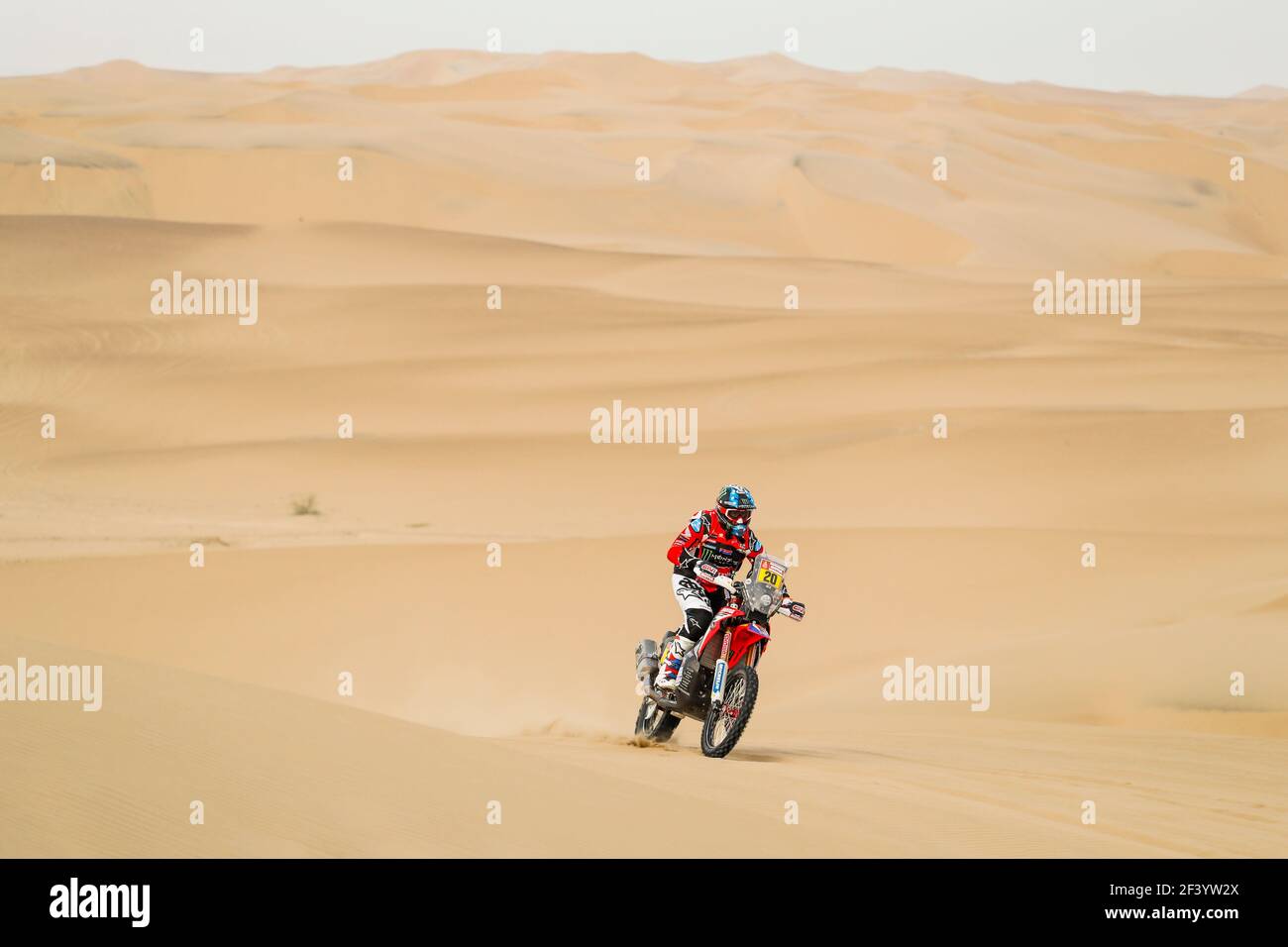 20 BRABEC RICKY (USA), HONDA, moto, bike, action during the Dakar 2018 ...