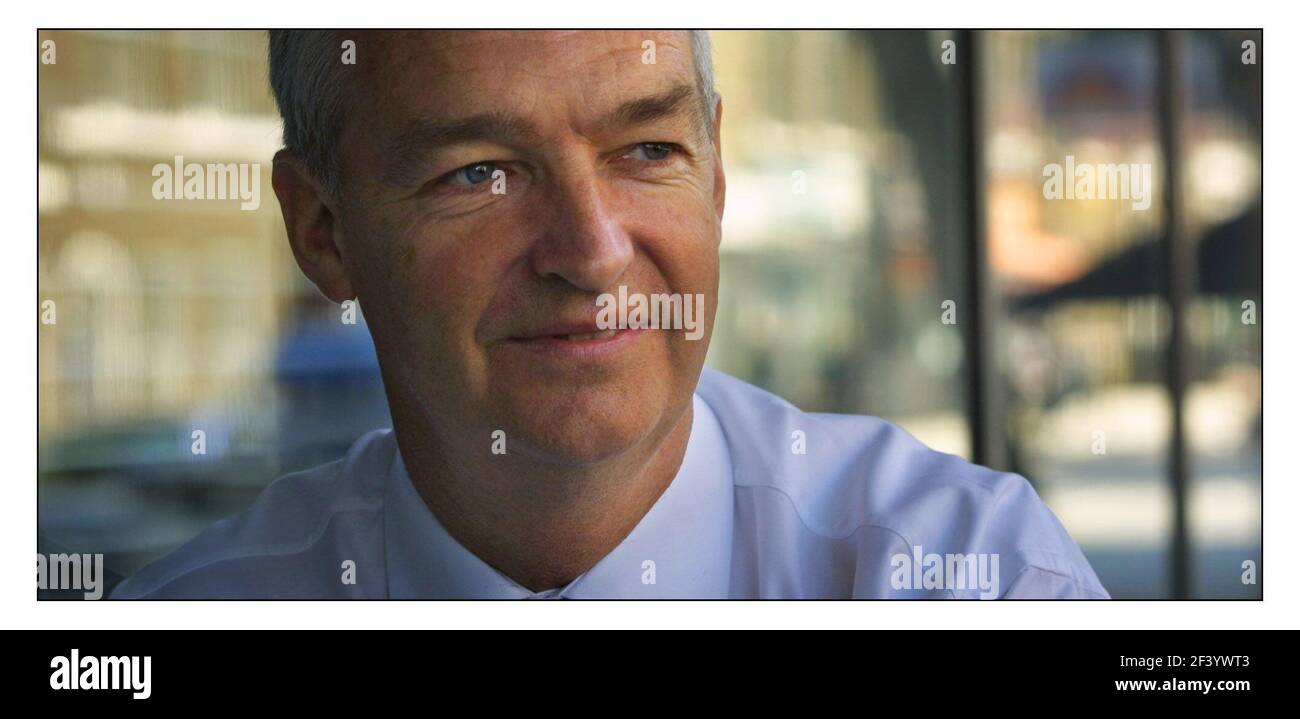 John Snow.......T.V. anchormanpic David Sandison 17/7/2002 Stock Photo ...