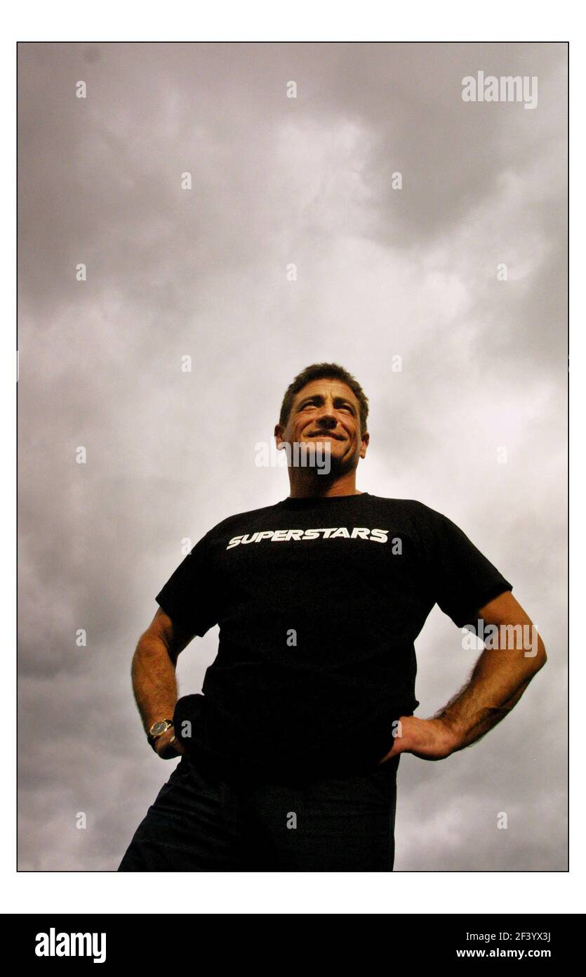 Brian Hooper and Mc Kensie go through some of the exercises in the T.V ...