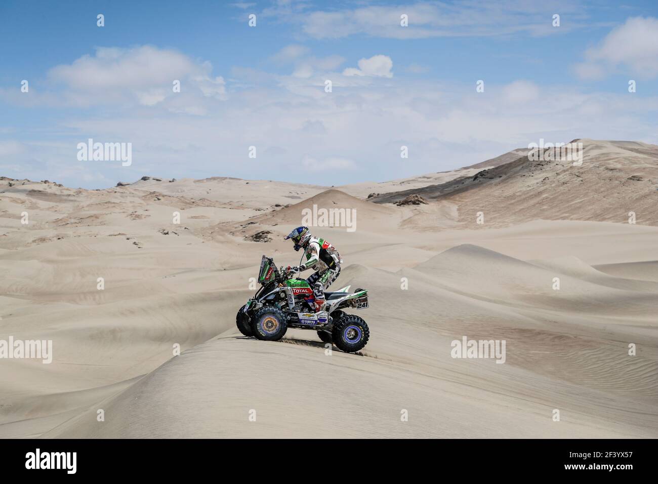 241 CASALE IGNACIO (CHL), YAMAHA, quad, action during the Dakar 2018 ...