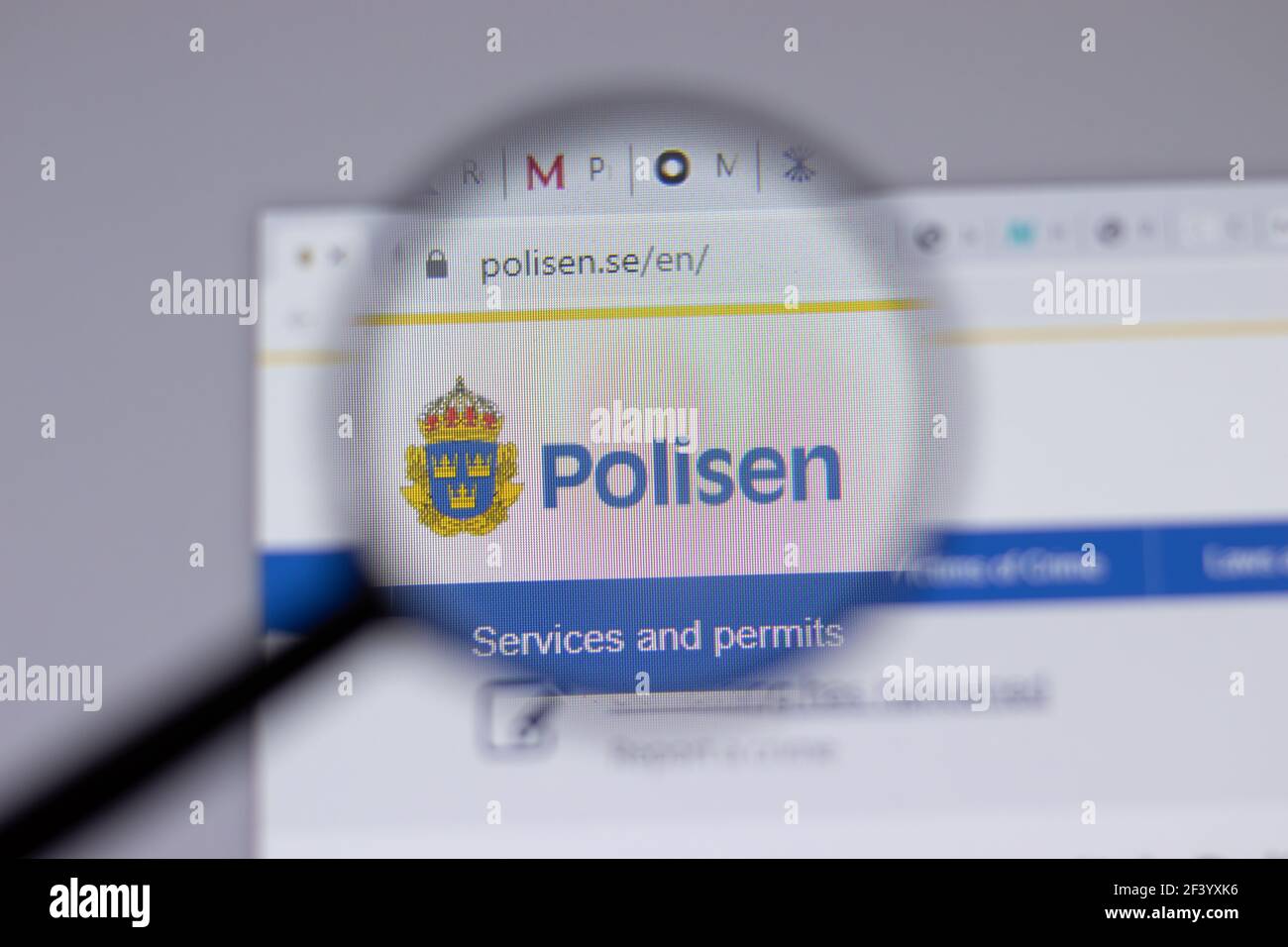 Logo polisen hi-res stock photography and images - Alamy