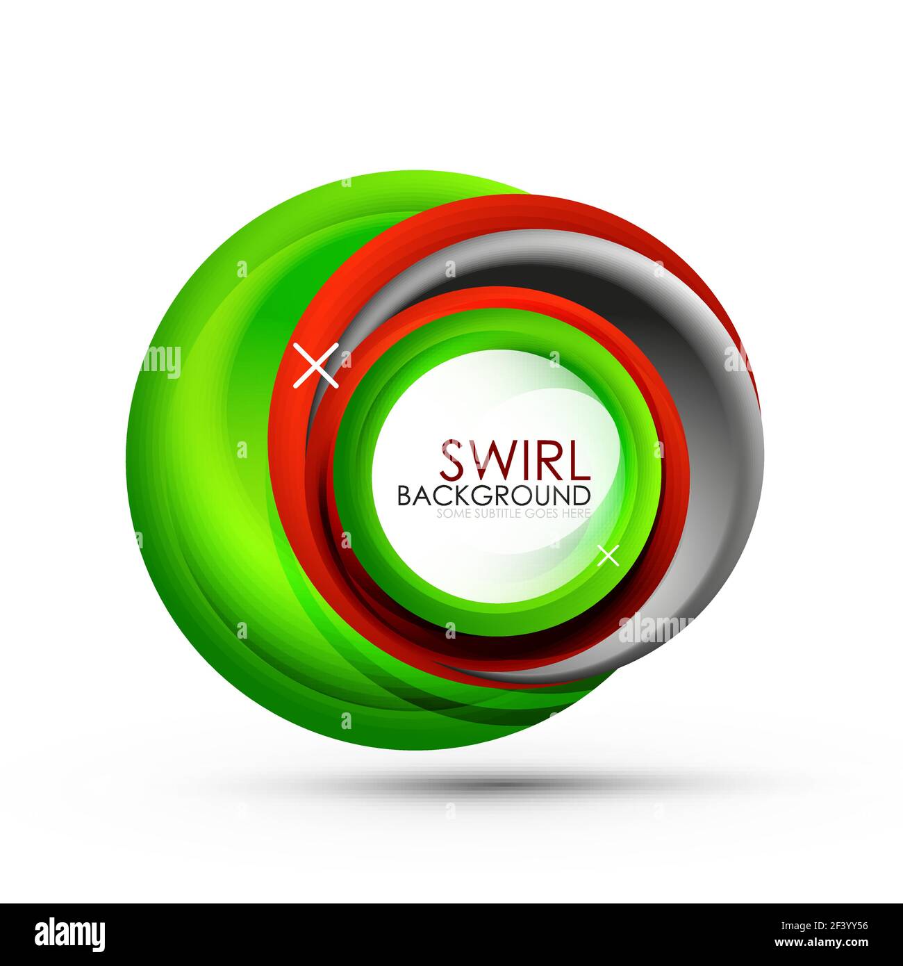 Spiral swirl flowing lines 3d vector abstract background. Spiral swirl ...