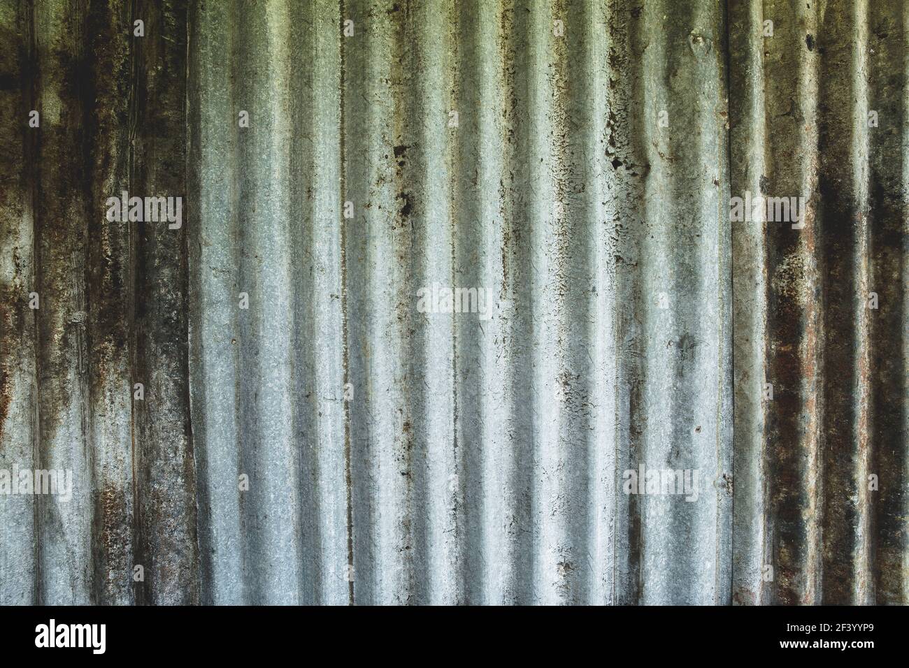 Old Rusty Weathered Corrugated Metal Sheet Stock Photo - Alamy