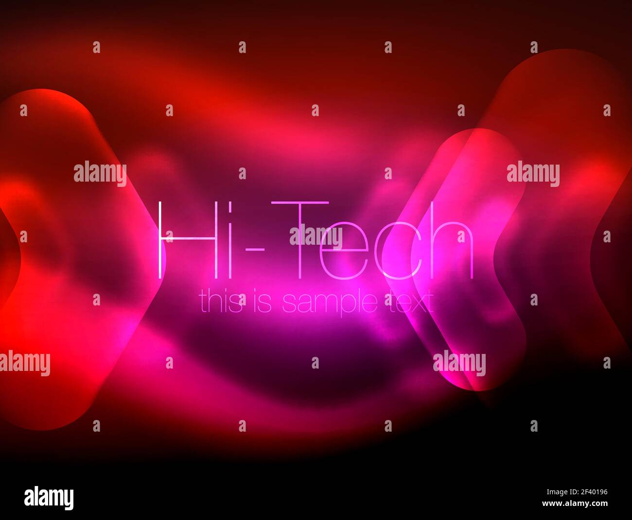 Blurred arrows in dark space. Neon pointers, glass glossy design ...