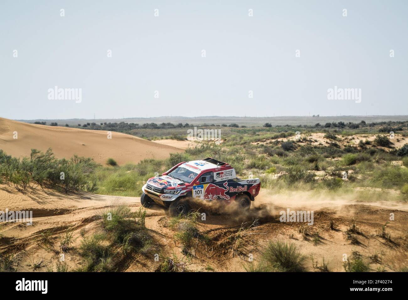 101 AL ATTIYA Nasser (QAT),BAUMEL Mathieu (FRA), TOYOTA HILUX, auto ...