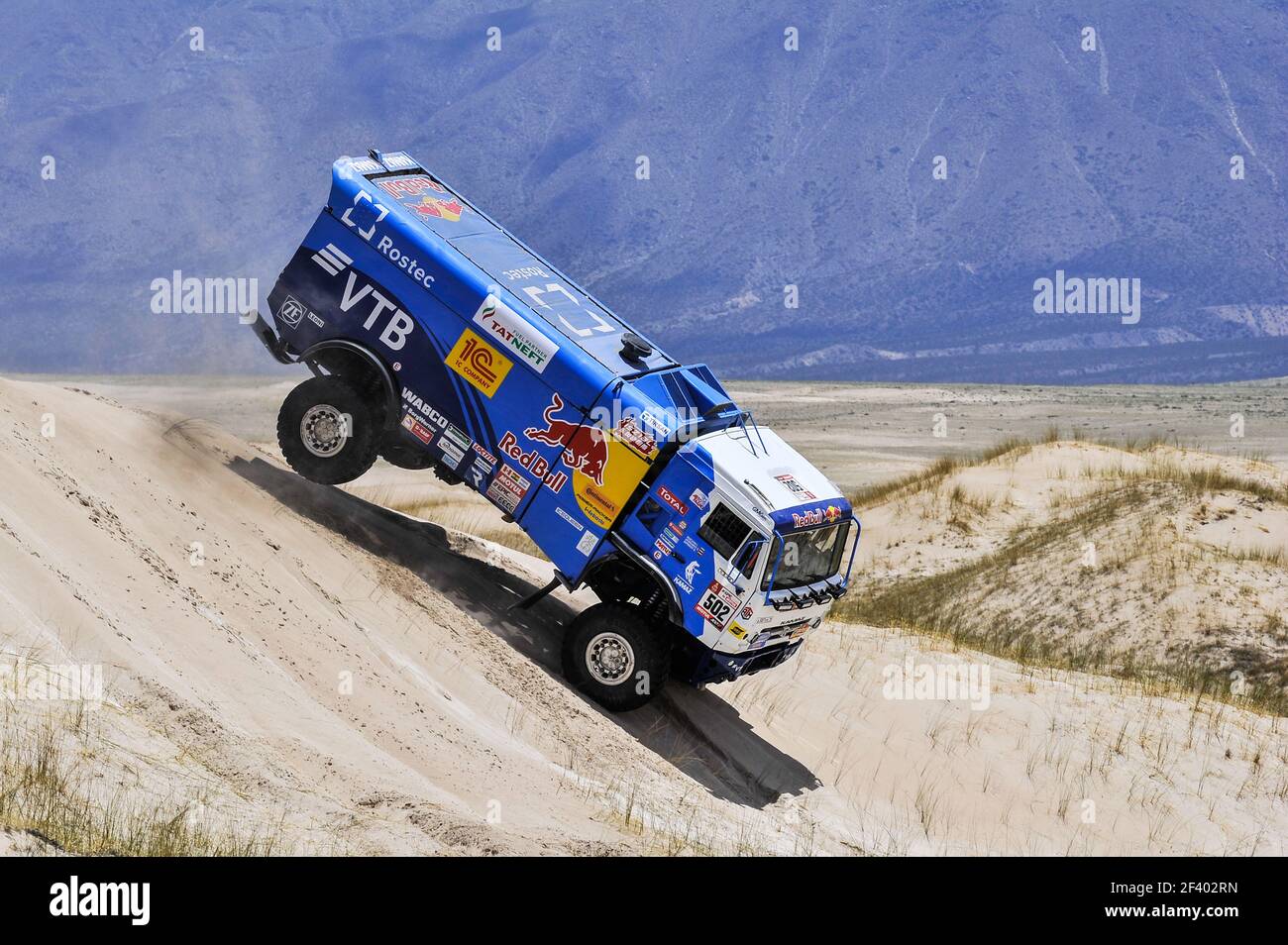 502 SOTNIKOV DMITRY (RUS), AKHMADEEV RUSLAN (RUS), MUSTAFIN ILNUR (RUS) rookie, KAMAZ, Camion ...