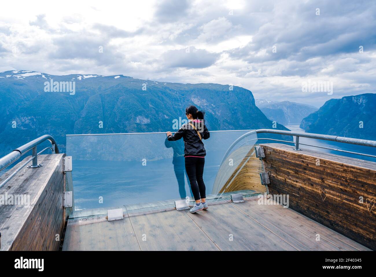 Stegastein Lookout Beautiful Nature Norway observation deck view ...