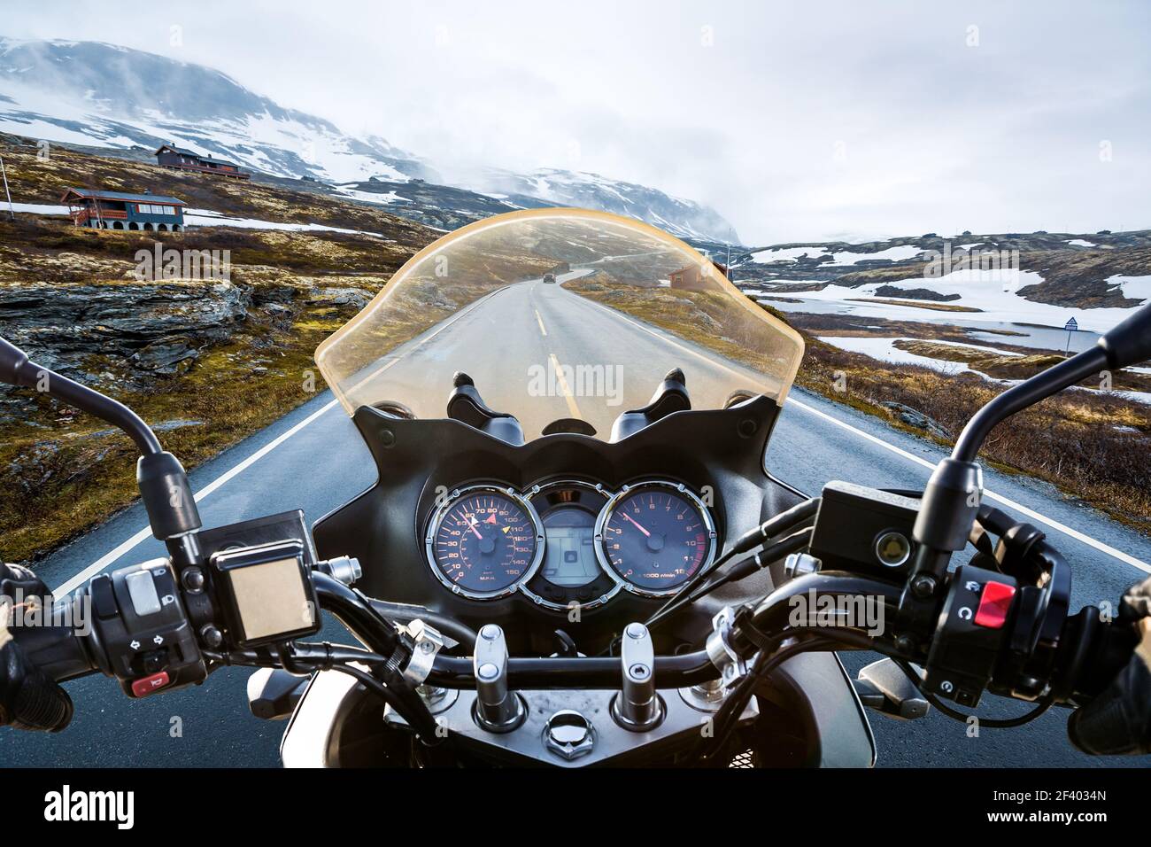 Motorcycle rider view of highway hi-res stock photography and images ...