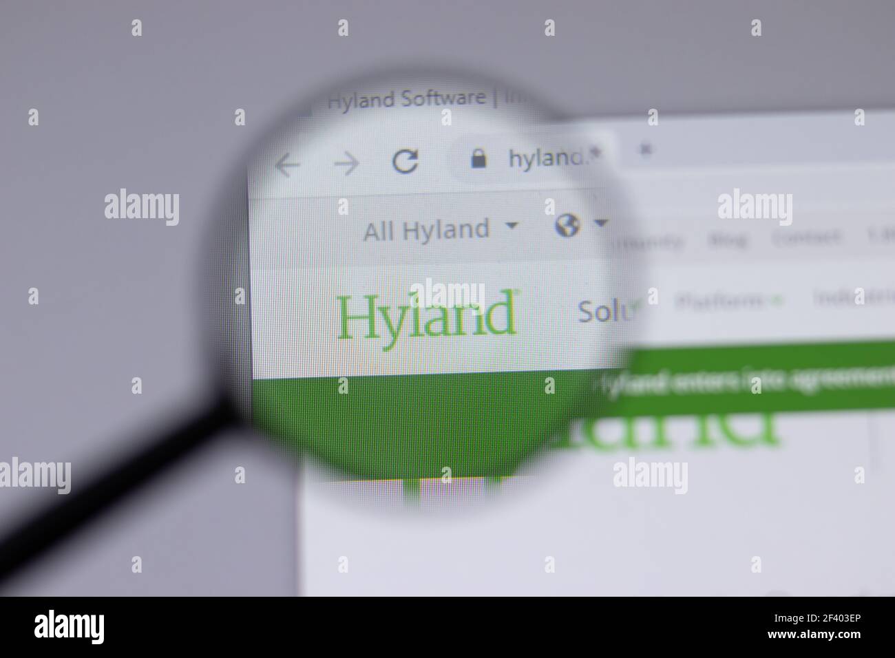 Hyland software hi-res stock photography and images - Alamy