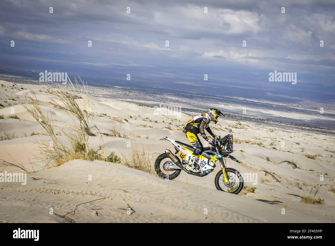 10 QUINTANILLA PABLO (CHL), HUSQVARNA, moto, bike, action during the Dakar 2018, Stage 11 Belen ...